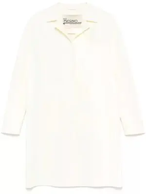 Herno Jersey Coat - Neutrals