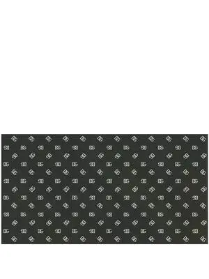Dolce & Gabbana Monogram-logo Wallpaper - Black