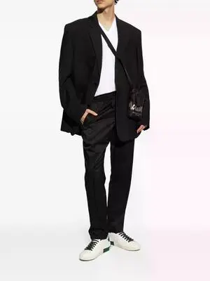 Dolce & Gabbana Portofino Leather Lace-up Sneakers