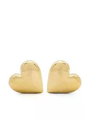 Federica Tosi Heart-motif Clip-on Earrings - Gold