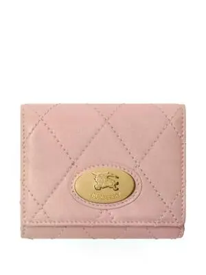 Burberry Quilted Leather Wallet - Pink