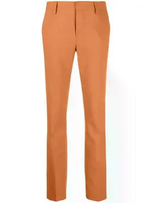 Dsquared2 Slim-cut Tailored Trousers In Burnt