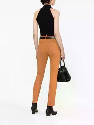 Dsquared2 Slim-cut Tailored Trousers In Burnt