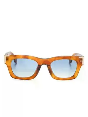 Palm Angels Square-frame Sunglasses - Brown