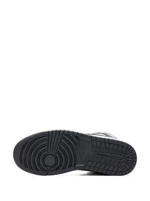 JORDAN Air 1 Mid Panda Elephant Sneakers - Black