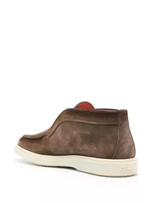 Santoni Desert Suede Boots - Brown