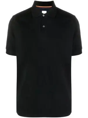 Paul Smith Cotton Polo Shirt - Black