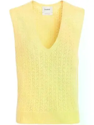 BARRIE V-neck Cashmere Top