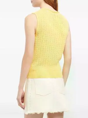 BARRIE V-neck Cashmere Top