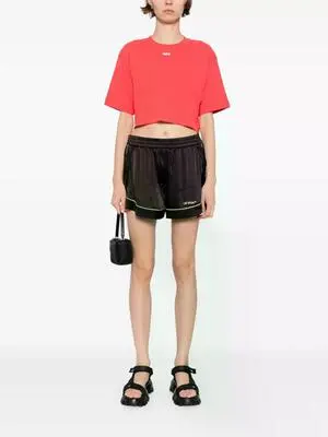 Off-White Logo-embroidered Shorts