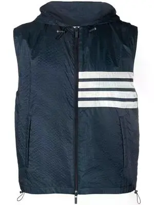 Thom Browne Striped Vests For Men