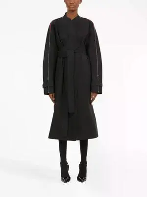 FERRAGAMO Belted Trench Coat With Zip Detailing