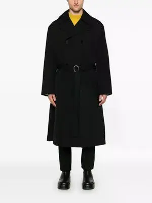 JIL SANDER Belted Double-breasted Coat