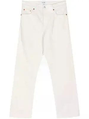 RE/DONE Easy Straight-leg Cropped Jeans