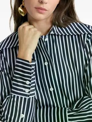 PATOU Striped Organic-cotton Shirt
