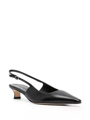 AeydĒ 50mm Pointed-toe Leather Pumps