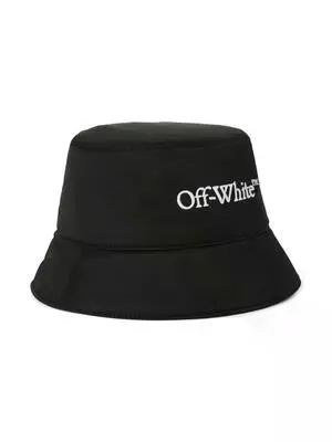 Off-White Embroidered Bucket Hat