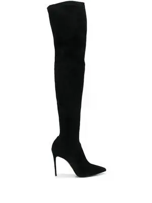 LE SILLA Suede Thigh-high Stiletto Boots