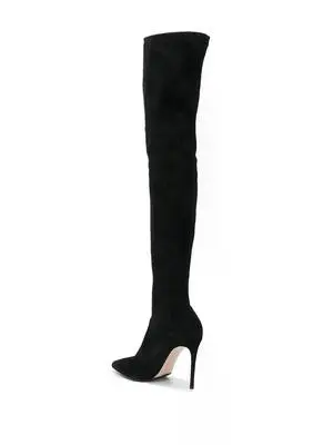 LE SILLA Suede Thigh-high Stiletto Boots