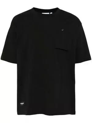 CHOCOOLATE Logo-patch T-shirt - Black