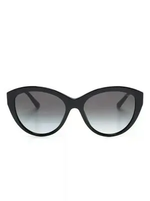 JIMMY CHOO Round Frame Sunglasses - Black