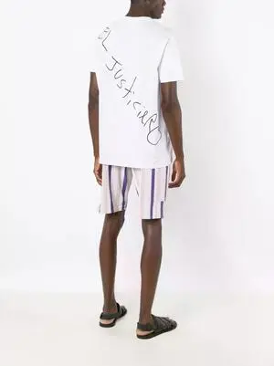 AMIR SLAMA Striped Bermuda Shorts