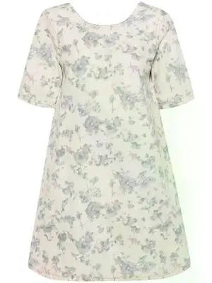 Ganni Round Neck Day Dresses