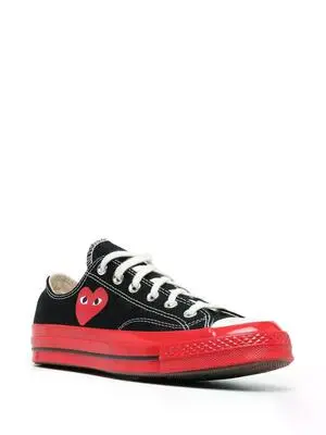 CONVERSE X COMME DES GARONS PLAY Chuck 70 Low-top Sneakers - Black
