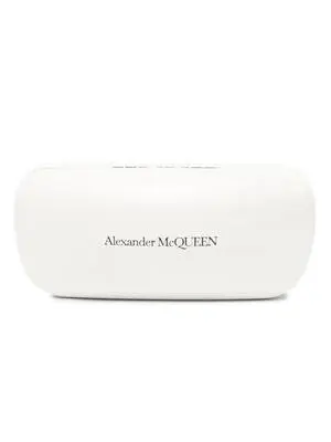 Alexander McQueen Skull-appliqué Square-frame Sunglasses