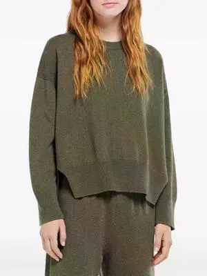 BARRIE Iconic Cashmere Pullover - Green