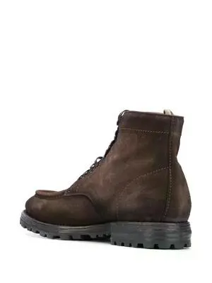 Officine Creative Suede Ankle Boots