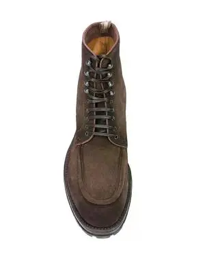 Officine Creative Suede Ankle Boots