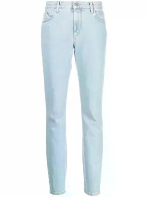 Attico High-rise Straight-leg Jeans