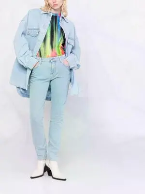 Attico High-rise Straight-leg Jeans