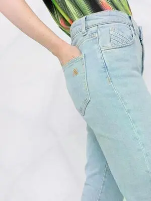 Attico High-rise Straight-leg Jeans