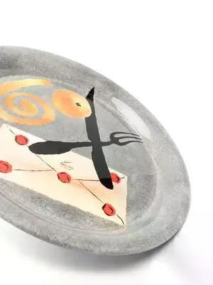 FORNASETTI Graphic-print Tray