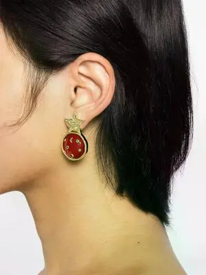 ESHVI Galaxy Star Earrings - Red