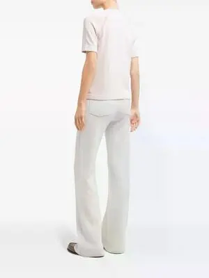BARRIE Intarsia-knit Cashmere Top
