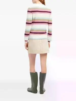BARRIE Patchwork Denim Skirt