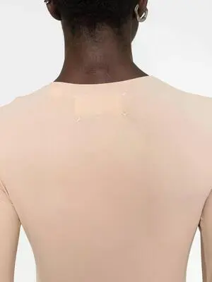 MAISON MARGIELA Long-sleeve Crew Neck Bodysuit - Neutrals