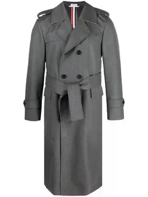 Thom Browne Straight Hem Coats For Men