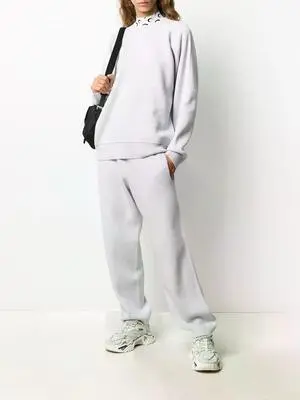 BARRIE Ideal Rib-trimmed Cashmere Jumper