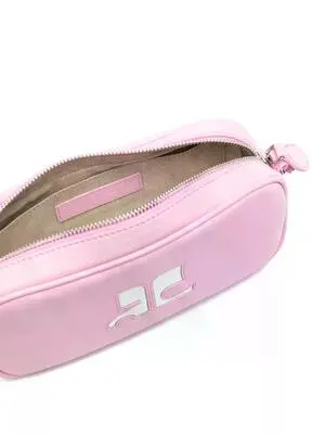 COURREGES Re-edition Leather Shoulder Bag - Pink