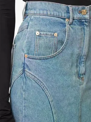 Nina Ricci Long Denim Skirt