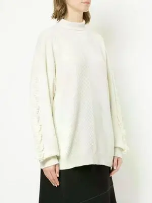 BARRIE Troisieme Dimension Cashmere Turtleneck Pullover - White