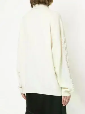 BARRIE Troisieme Dimension Cashmere Turtleneck Pullover - White