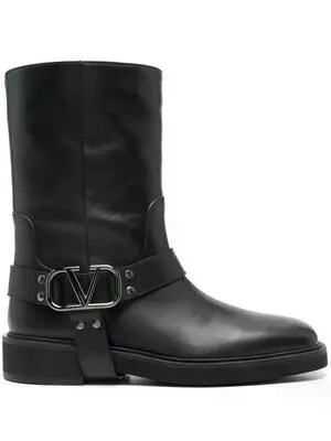 Valentino Garavani 30mm Vlogo Biker Boots