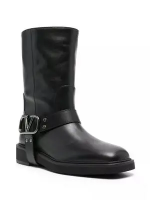 Valentino Garavani 30mm Vlogo Biker Boots