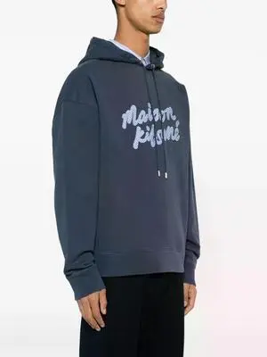 Maison Kitsuné Logo-patch Cotton Hoodie