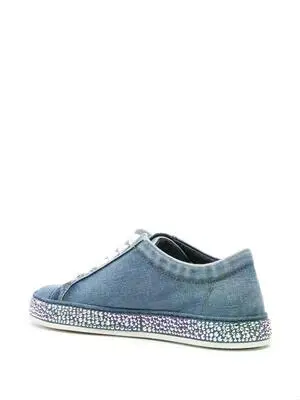 LE SILLA Andrea Crystal-embellished Sneakers